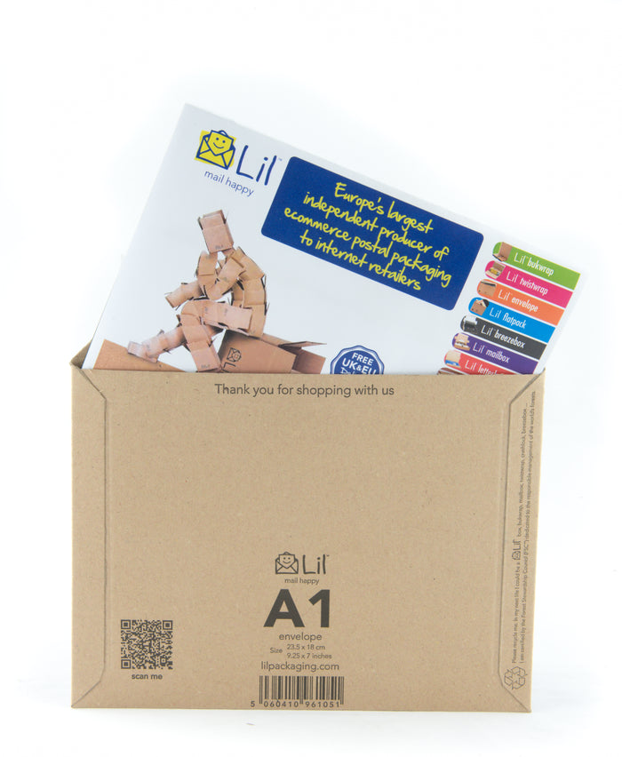 Cardboard Envelopes Wide Opening 'A' Range – Lil Packaging®
