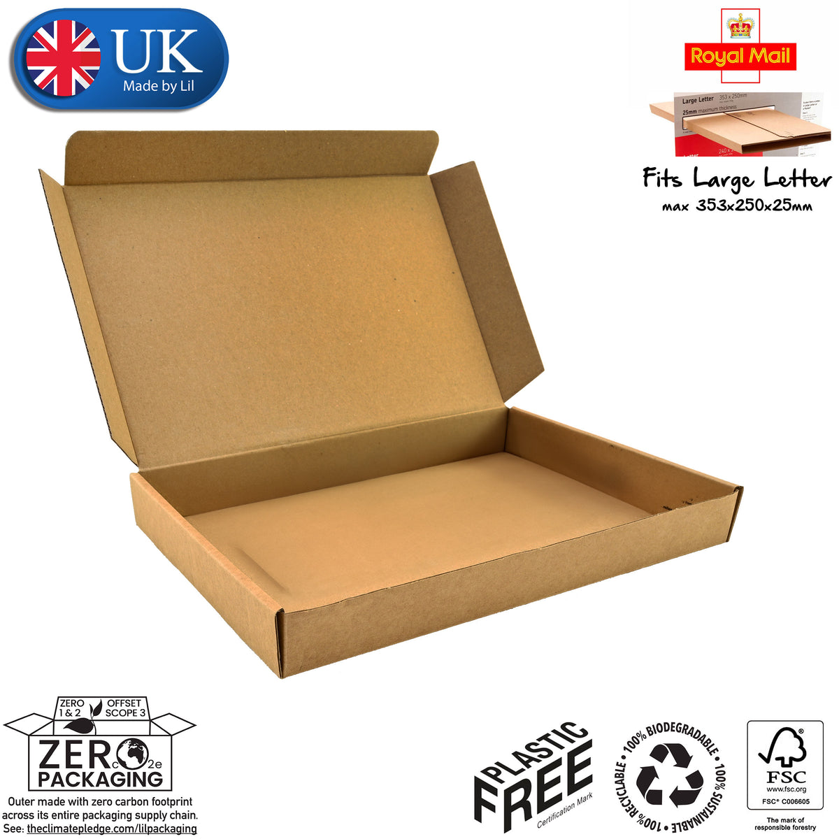 Small Cardboard Postal Boxes 9x3x2.5cm – Lil Packaging®