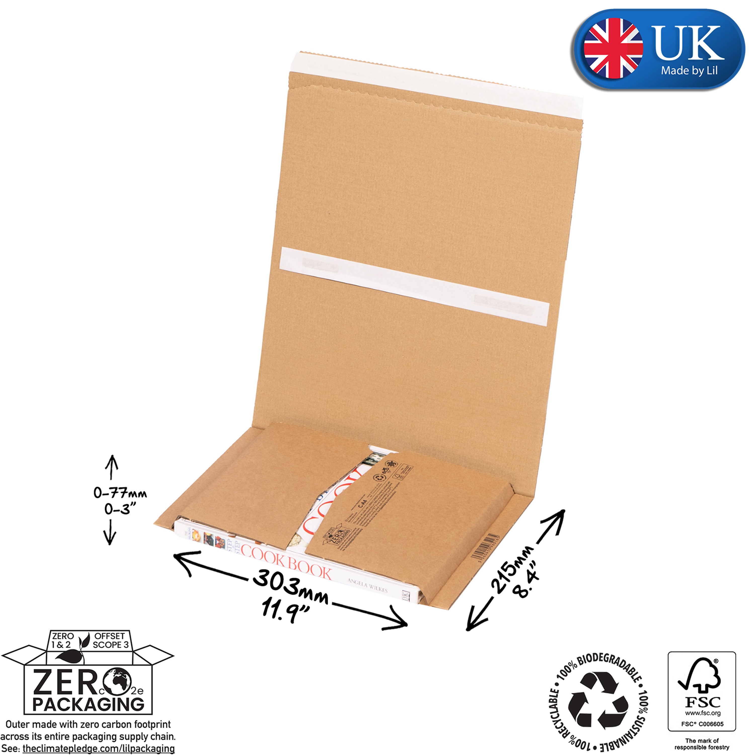 C-A4 Book Wraps | Packaging – Lil Packaging E-Commerce Packaging