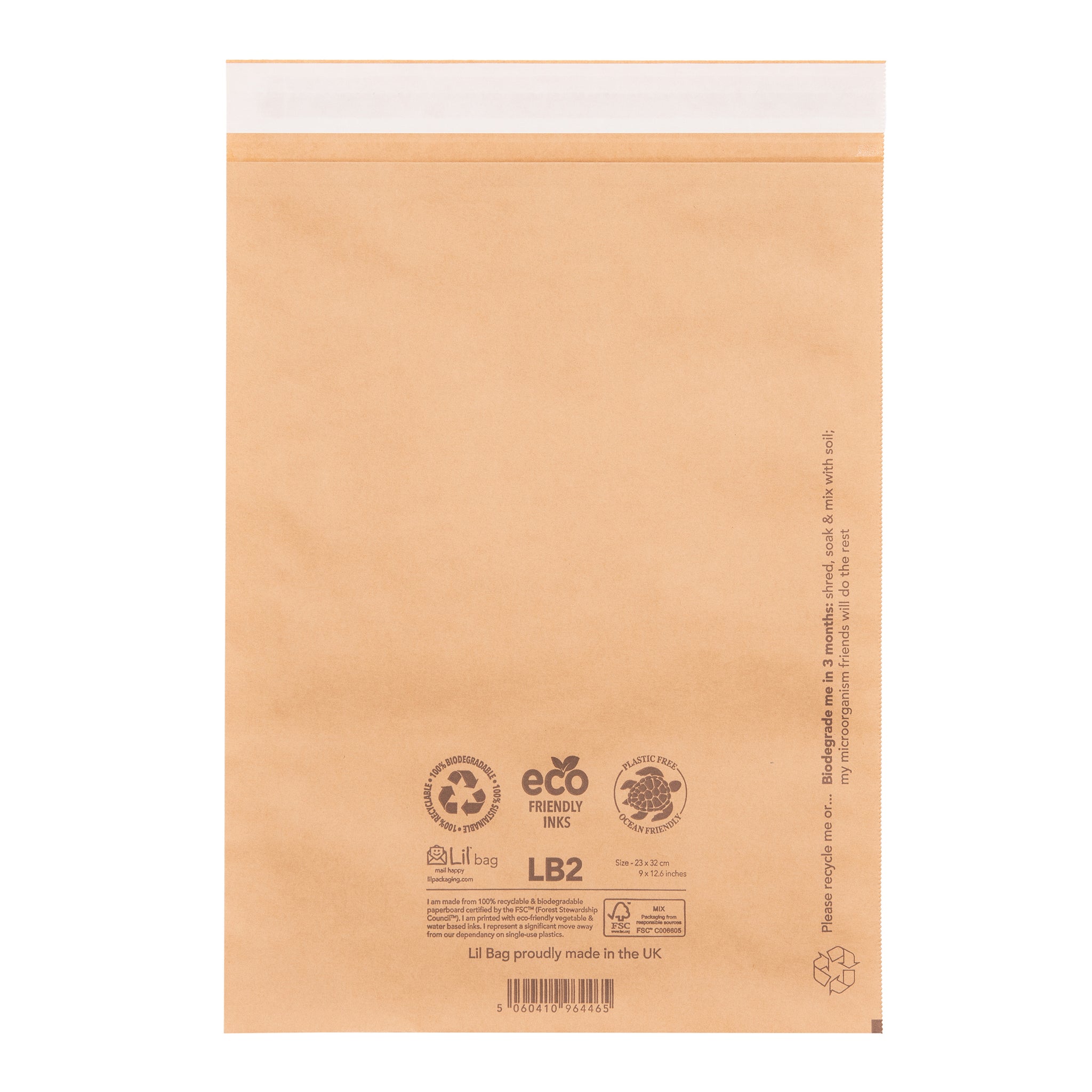 Kraft Paper Mailing Bags | LB2 - Kraft Paper Mail Bag – Lil Packaging E ...