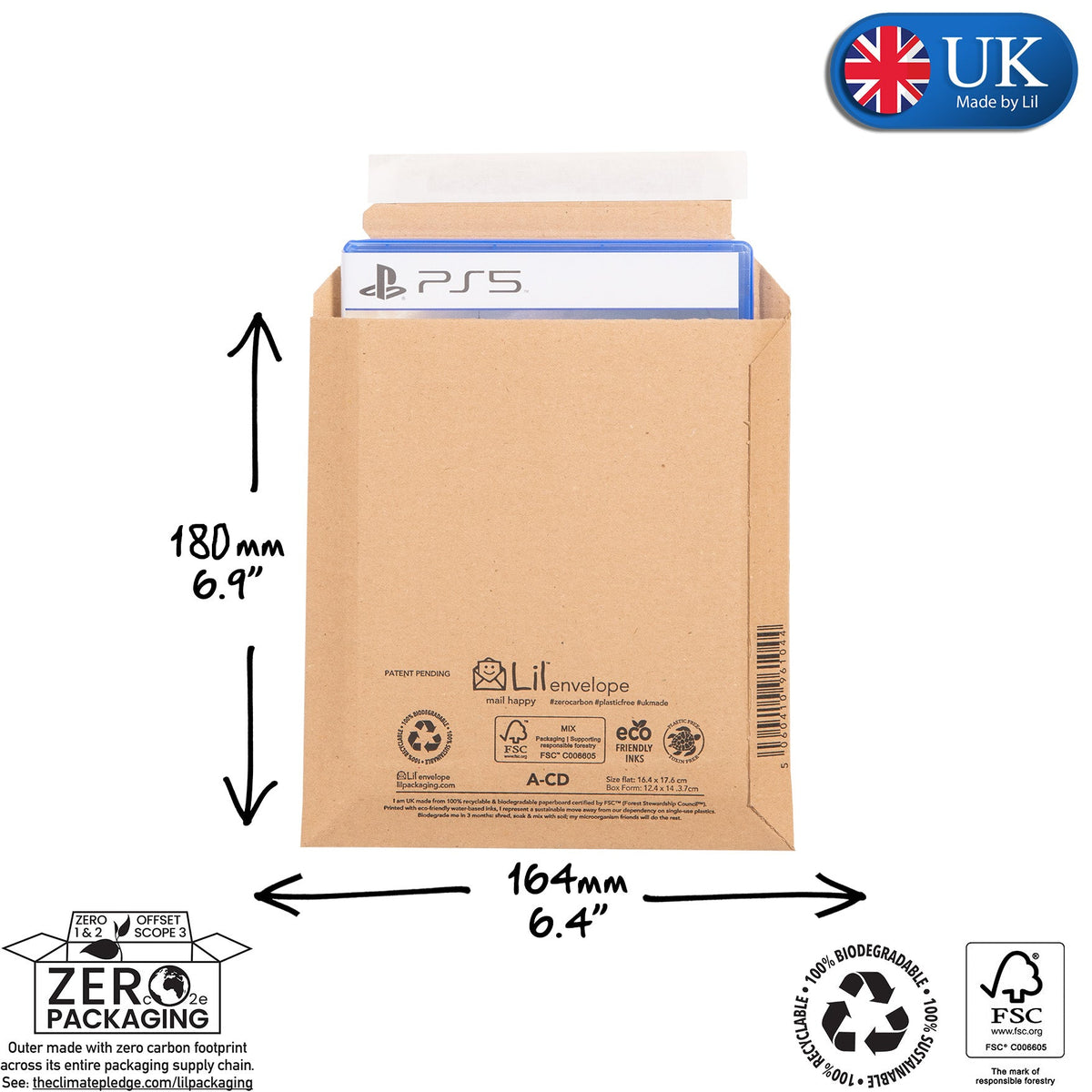 Corrugated Flatpack Envelopes | Eco Mailing – Lil Packaging®