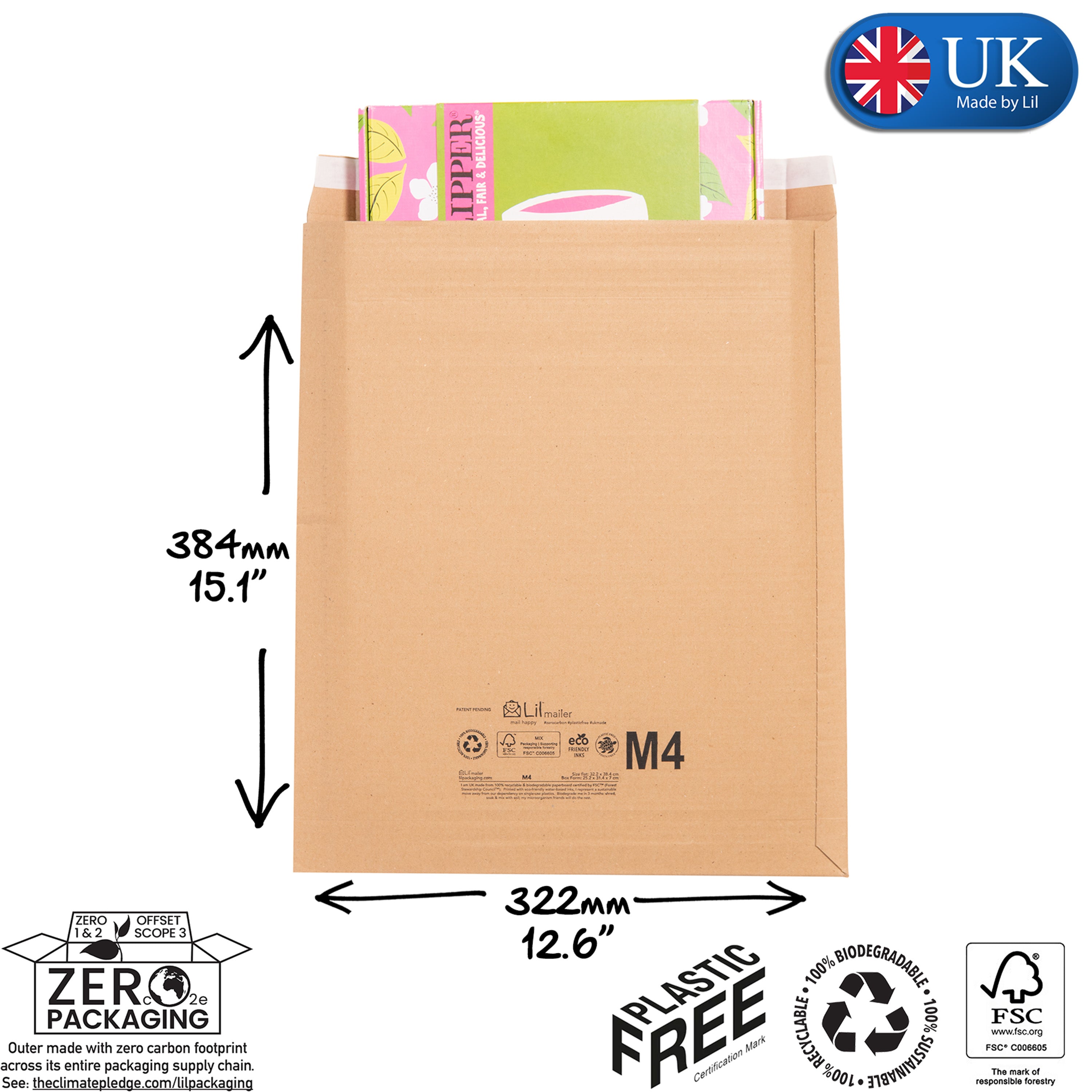M4 Capacity Envelope | Postal Packaging – Lil Packaging E-Commerce ...