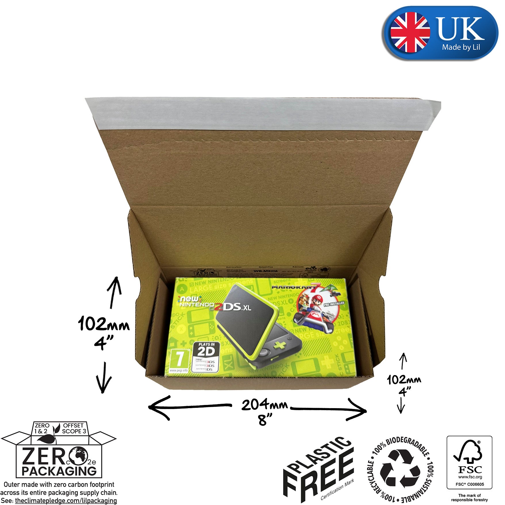 Web Box 204x102x102mm: Affordable Peel & Seal Box with Swift Pack Time ...